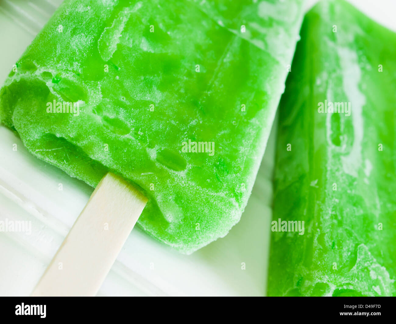 Frozen pop on a stick Stock Photo - Alamy