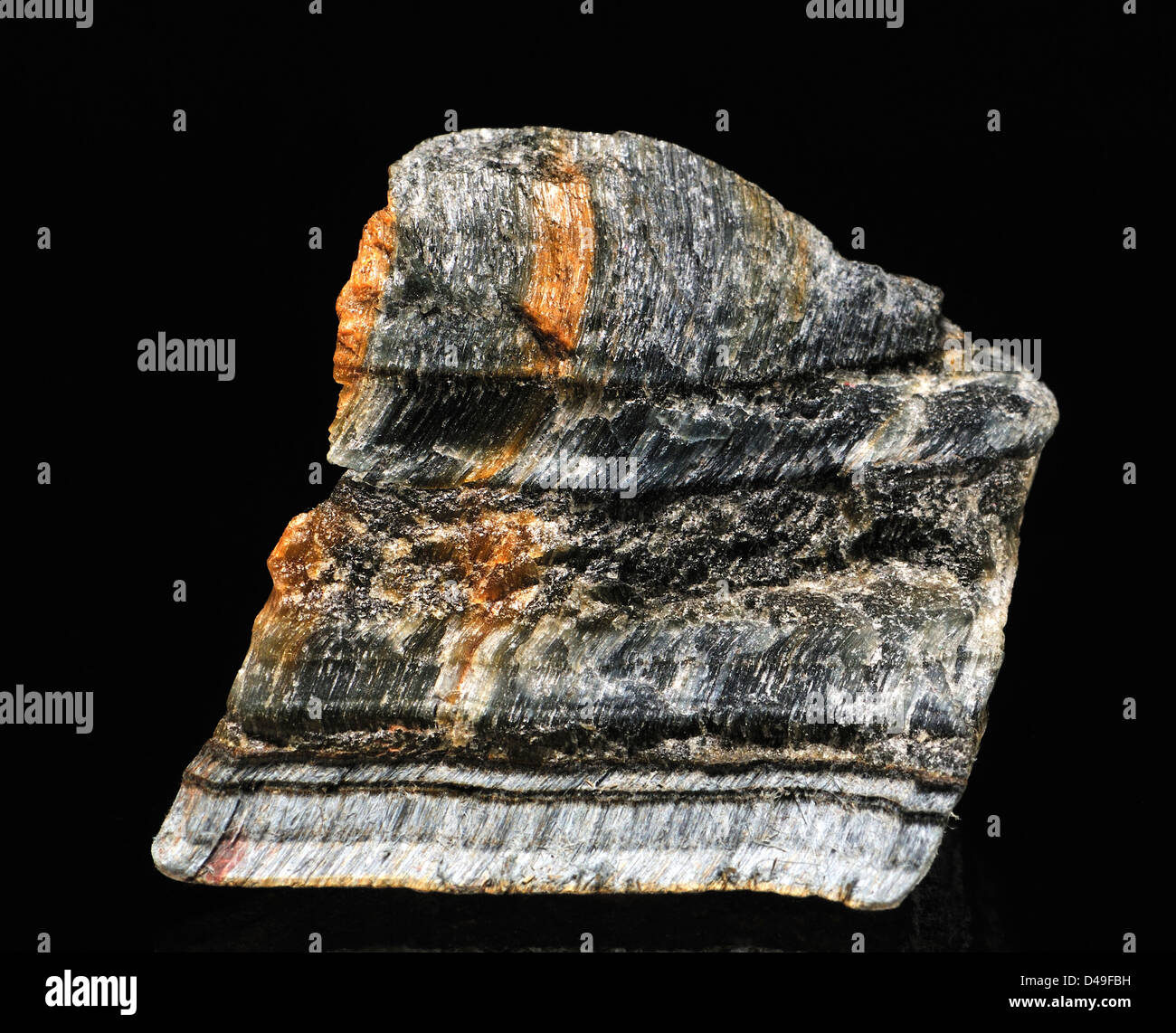Hawk's Eye (grey-blue form of tiger's eye Stock Photo - Alamy