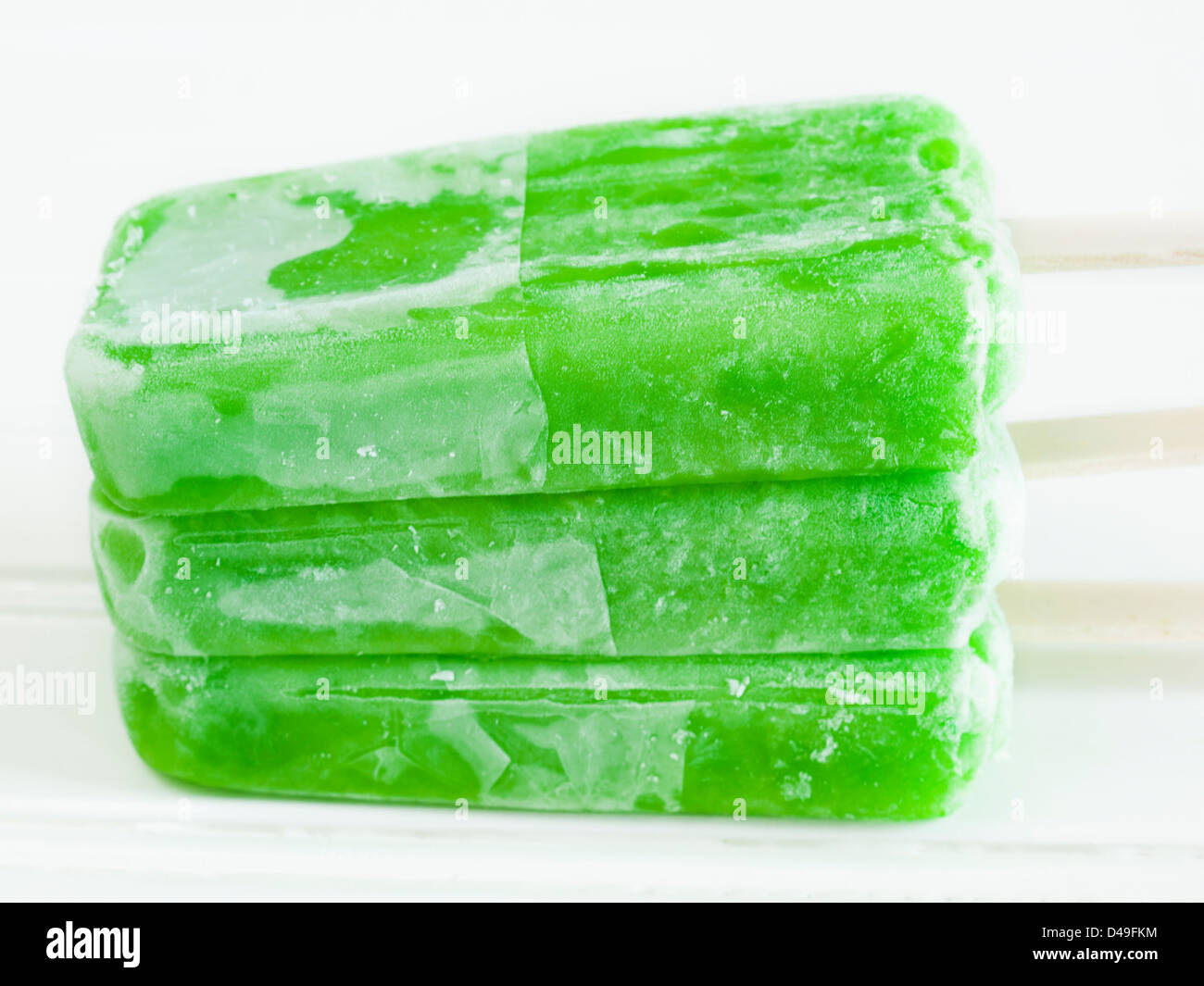Frozen pop on a stick Stock Photo - Alamy