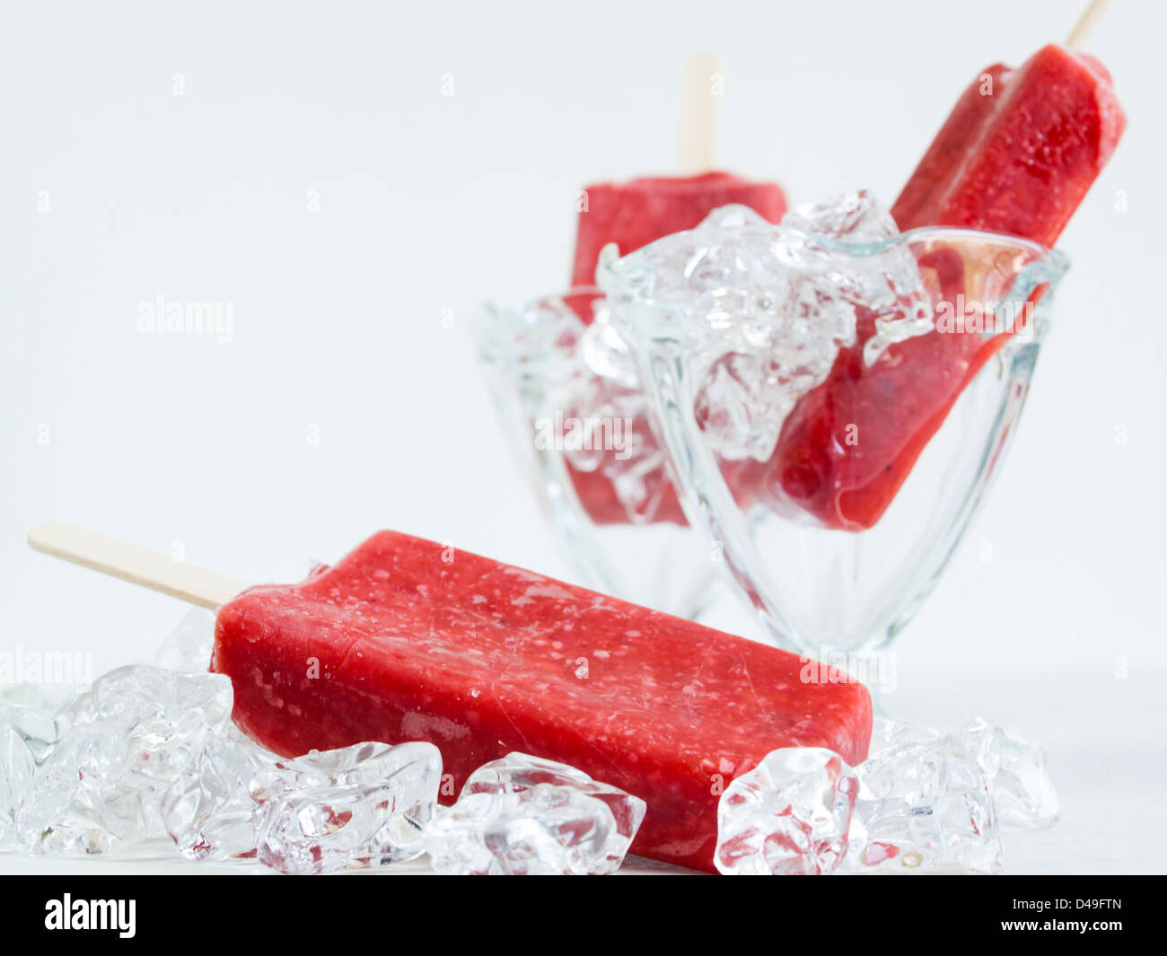 Frozen pop on a stick Stock Photo - Alamy
