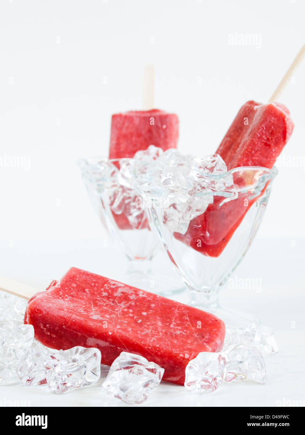 Frozen pop on a stick Stock Photo - Alamy