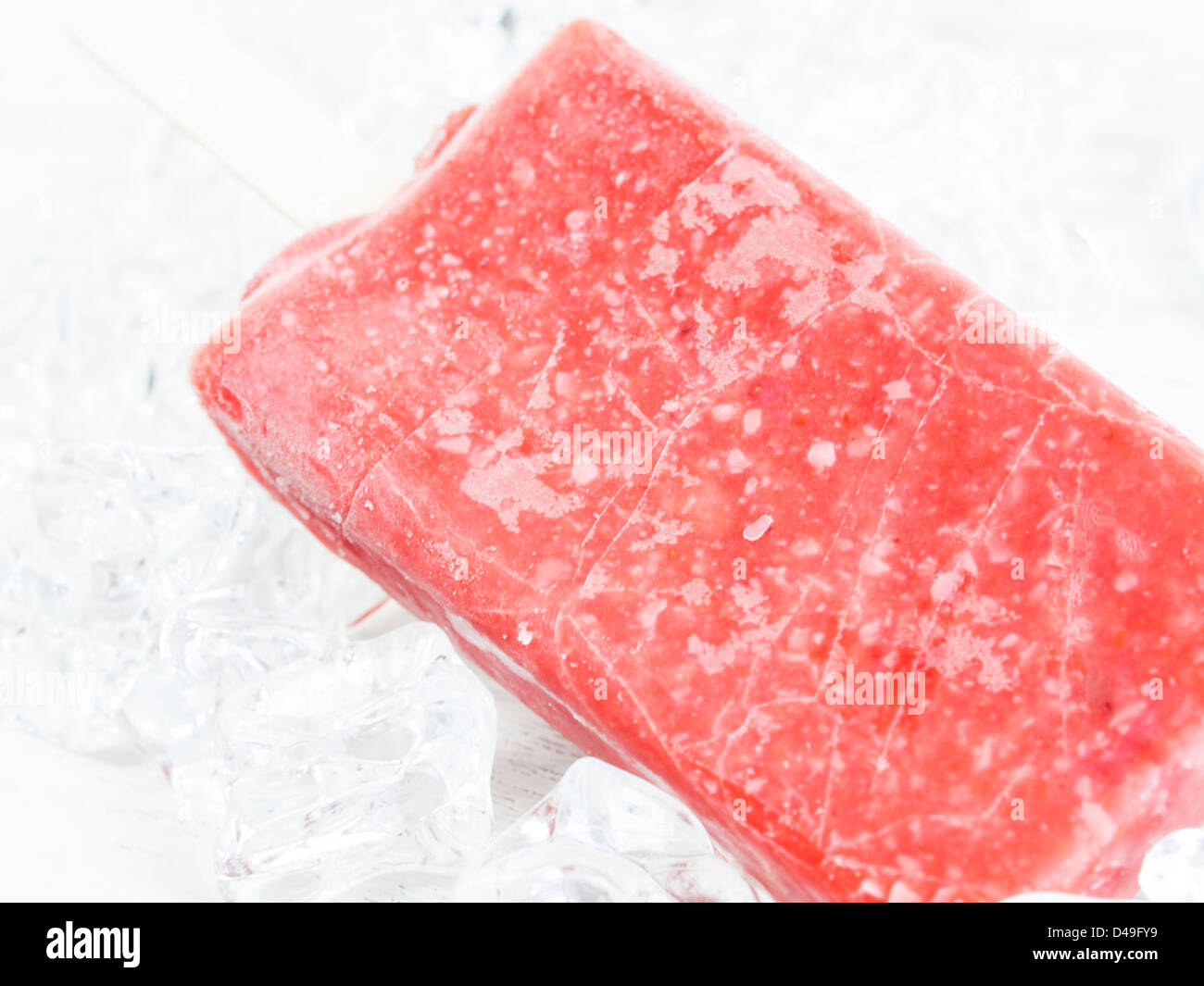 Frozen pop on a stick Stock Photo - Alamy