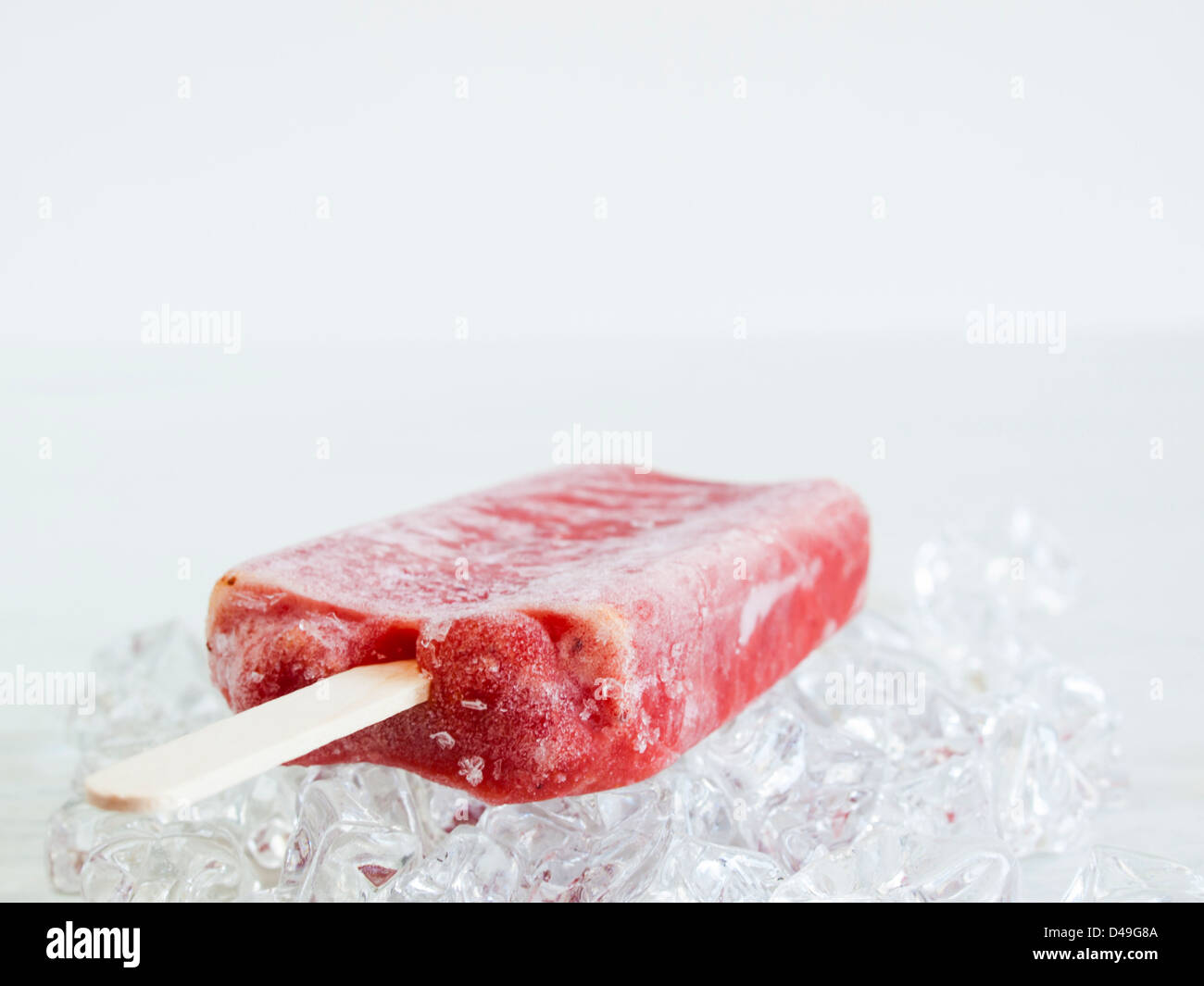Frozen pop on a stick Stock Photo - Alamy