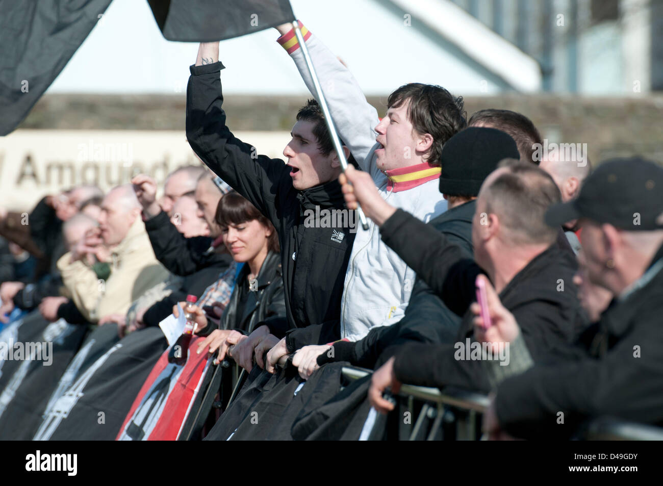 National front skinheads hi-res stock photography and images - Alamy