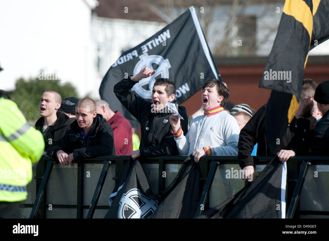 National front skinheads hi-res stock photography and images - Alamy