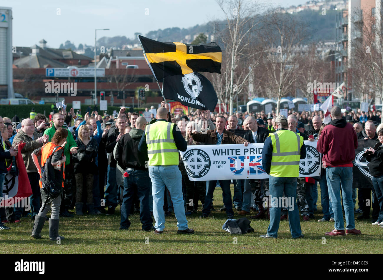 National front skinheads hi-res stock photography and images - Alamy