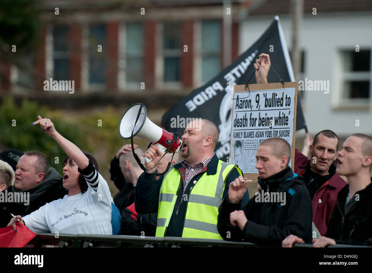 National front skinheads hi-res stock photography and images - Alamy