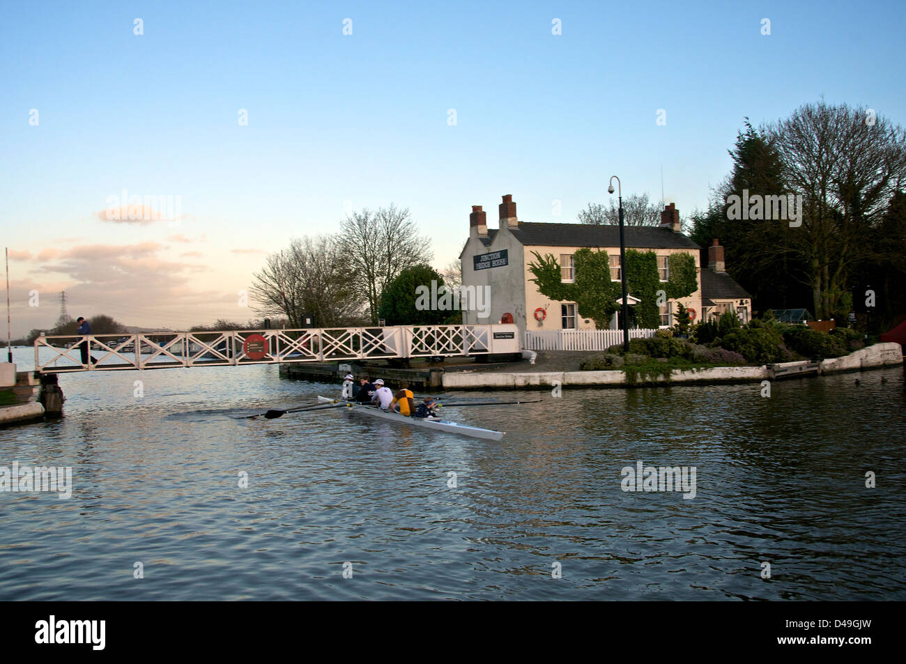 Saul Junction Gloucestershire UK Sharpness Canal Stock Photo - Alamy