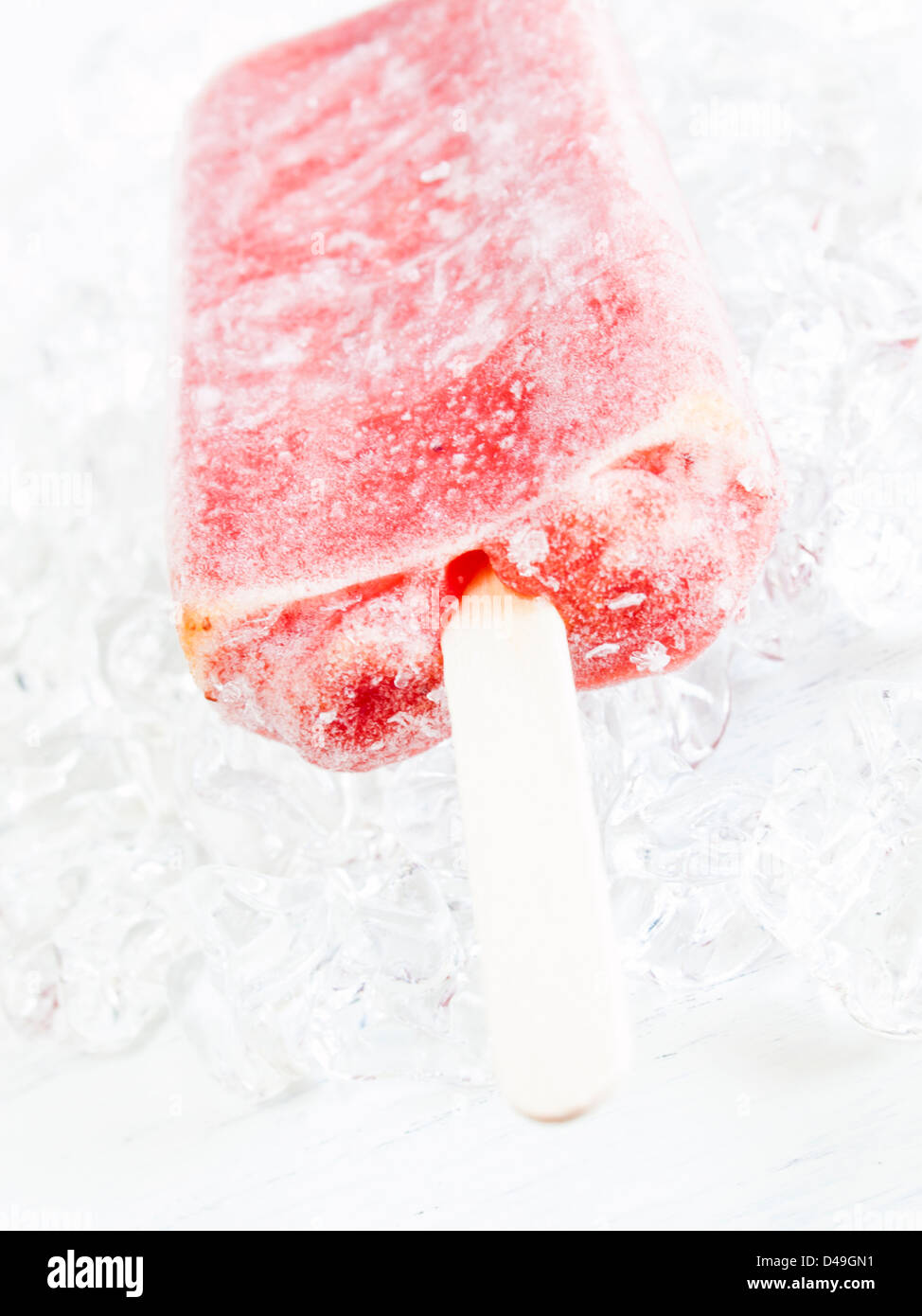 Frozen pop on a stick Stock Photo - Alamy