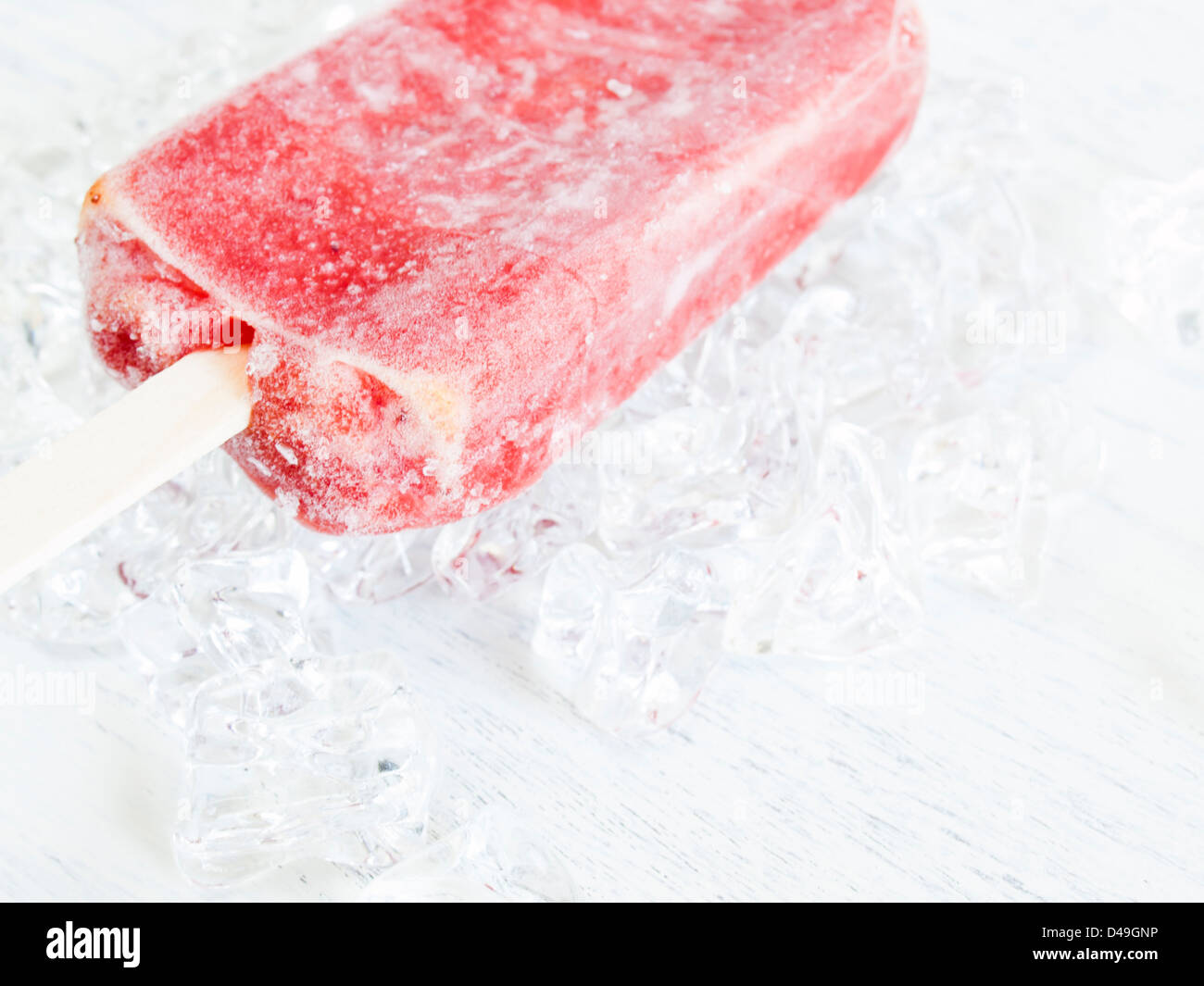 Frozen pop on a stick Stock Photo - Alamy