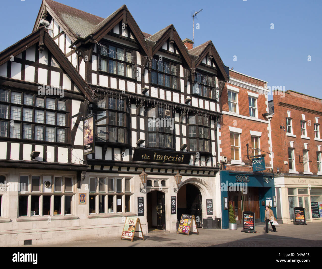 Hereford, The Imperial Pub Stock Photo - Alamy