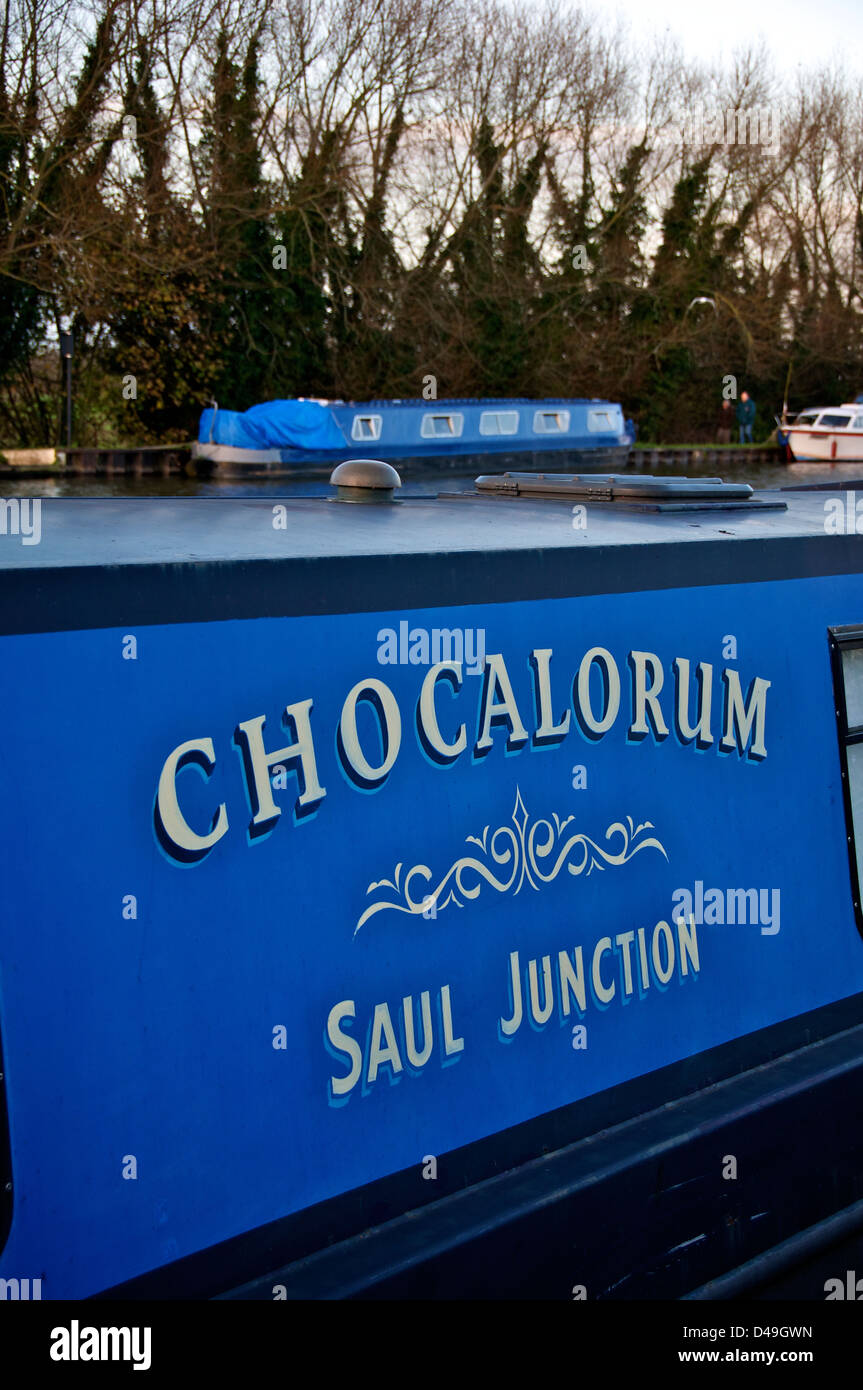 Saul Junction Gloucestershire UK Sharpness Canal Stock Photo - Alamy