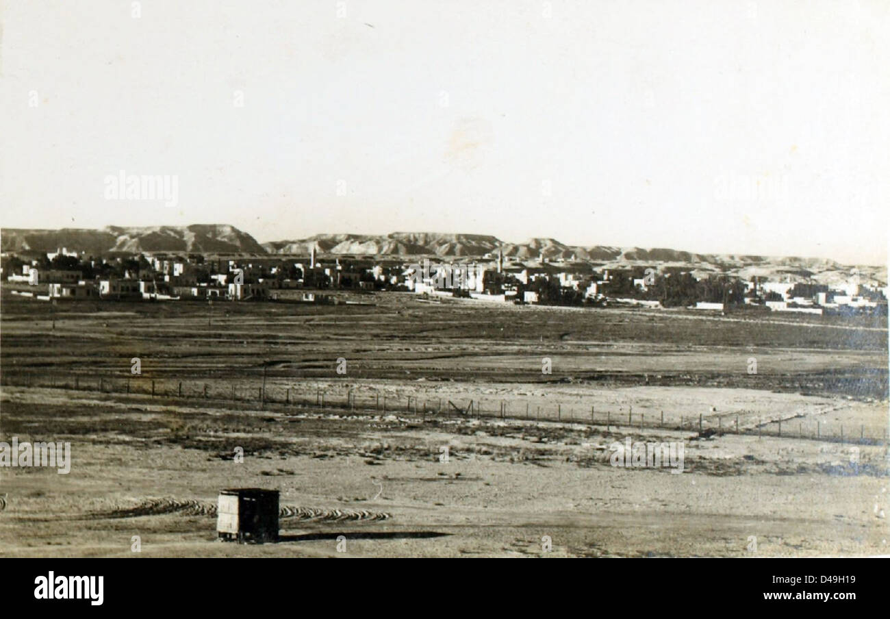 This image offers a view of the town of Helwan, Egypt, from a military ...
