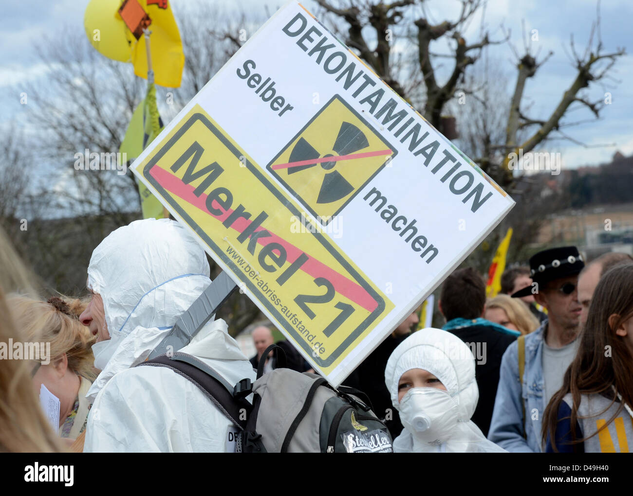 Nuclear power protesters hi-res stock photography and images - Alamy