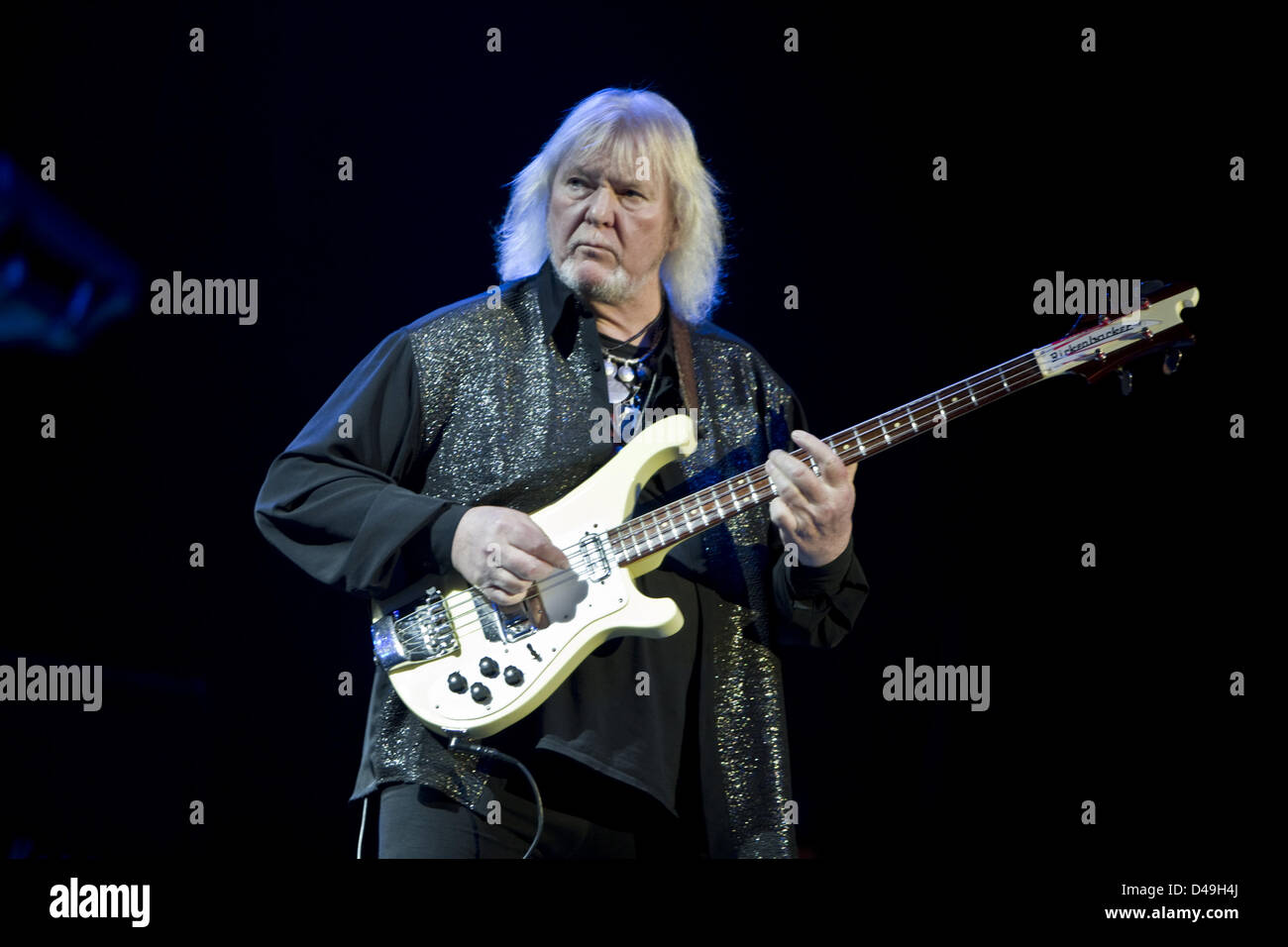 March 8, 2013 - Temecula, CA, USA - Bassist CHRIS SQUIRE performs with ...