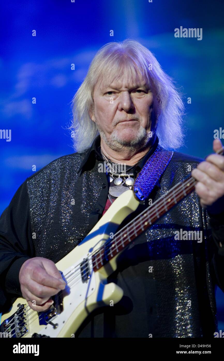March 8, 2013 - Temecula, CA, USA - Bassist CHRIS SQUIRE performs with ...