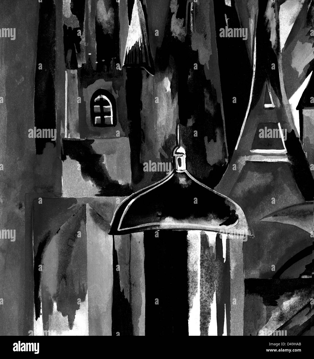 House made of paper Black and White Stock Photos & Images - Alamy