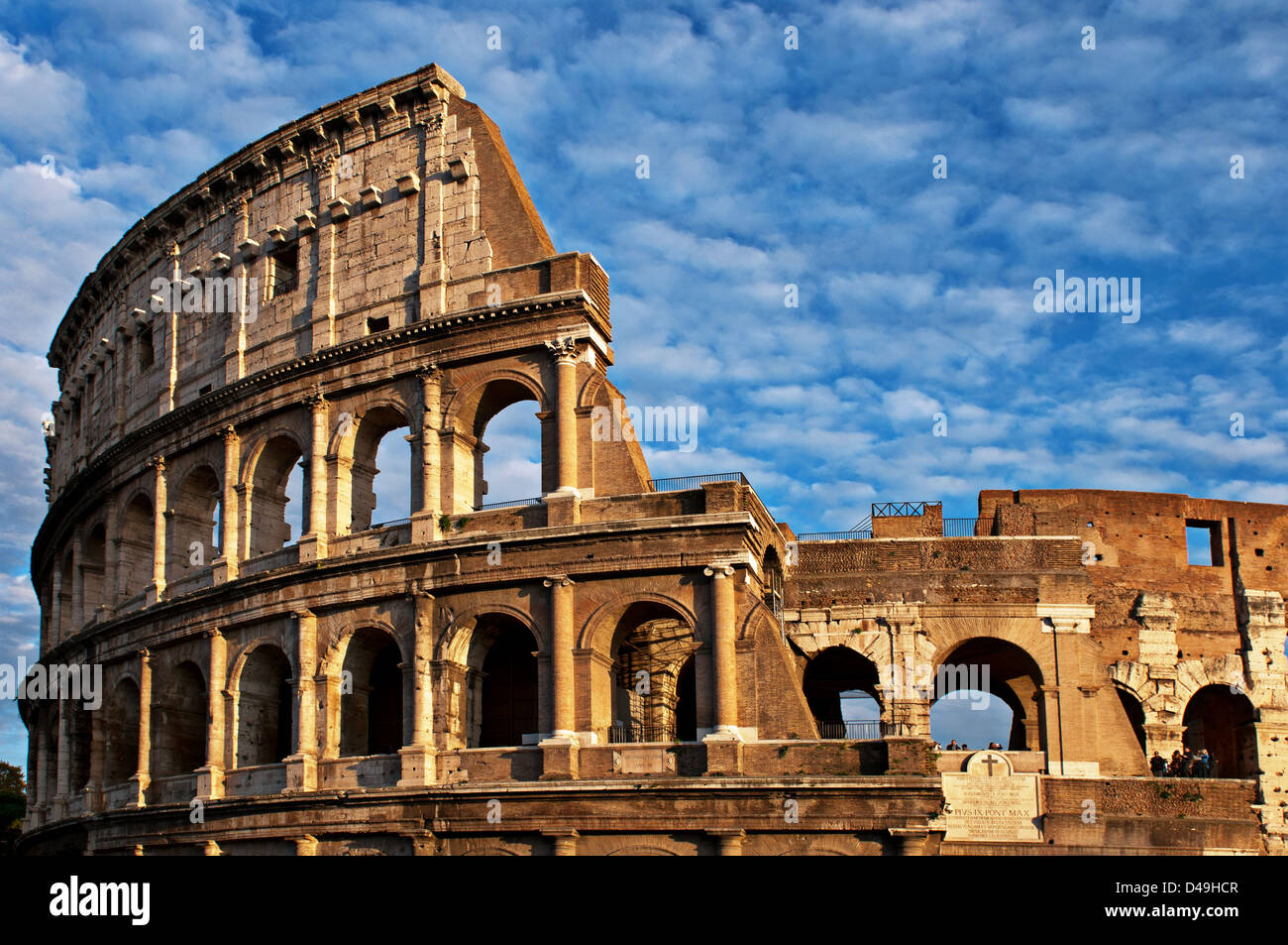 Colosseum Rome City Center Archaeological Area Stock Photo - Alamy