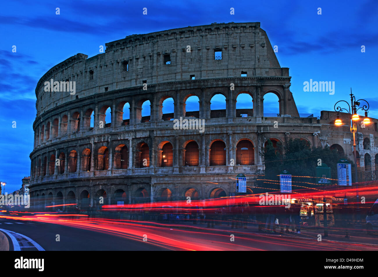 Colosseum Rome City Center Archaeological Area Stock Photo - Alamy