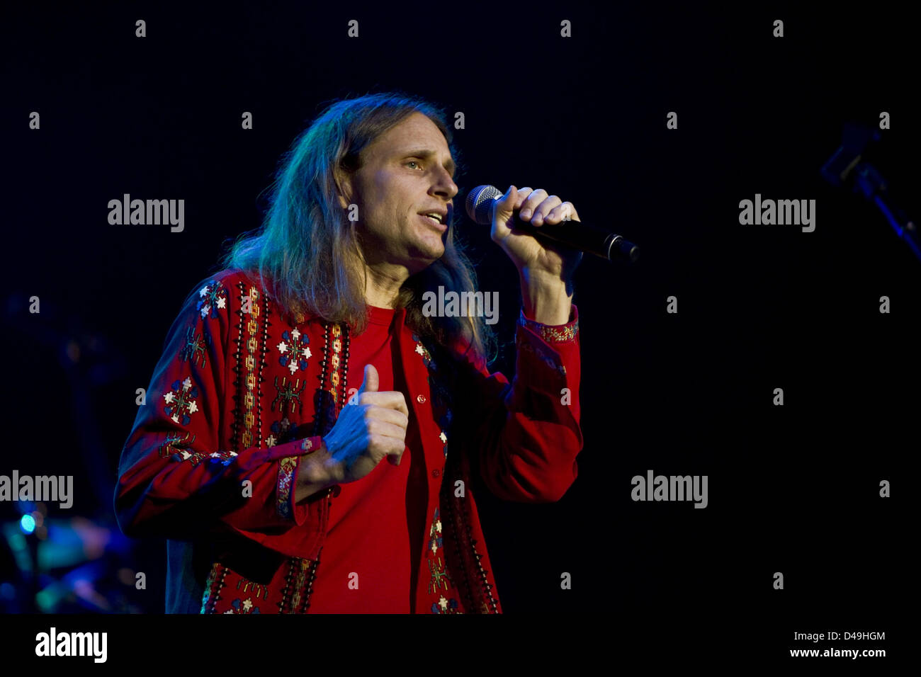 March 8, 2013 - Temecula, CA, USA - Vocalist JON DAVISON performs with ...