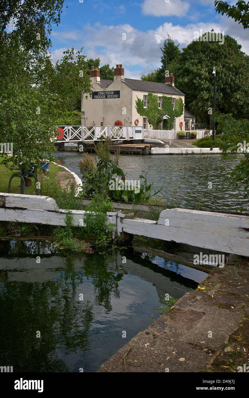 Saul Junction Gloucestershire UK Sharpness Canal Stock Photo - Alamy