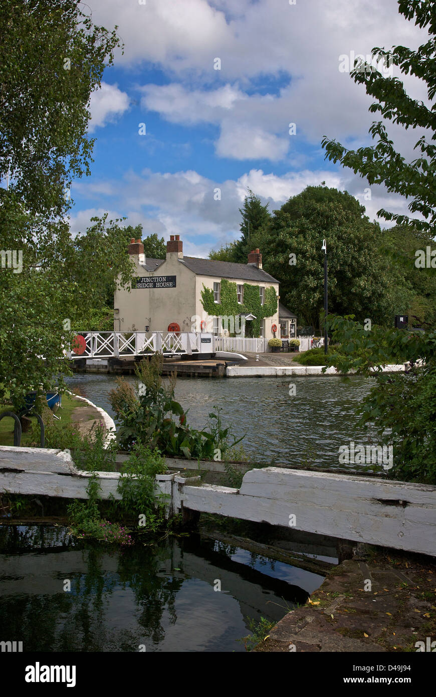 Saul Junction Gloucestershire UK Sharpness Canal Stock Photo - Alamy