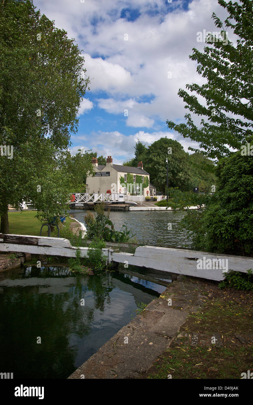 Saul Junction Gloucestershire UK Sharpness Canal Stock Photo - Alamy