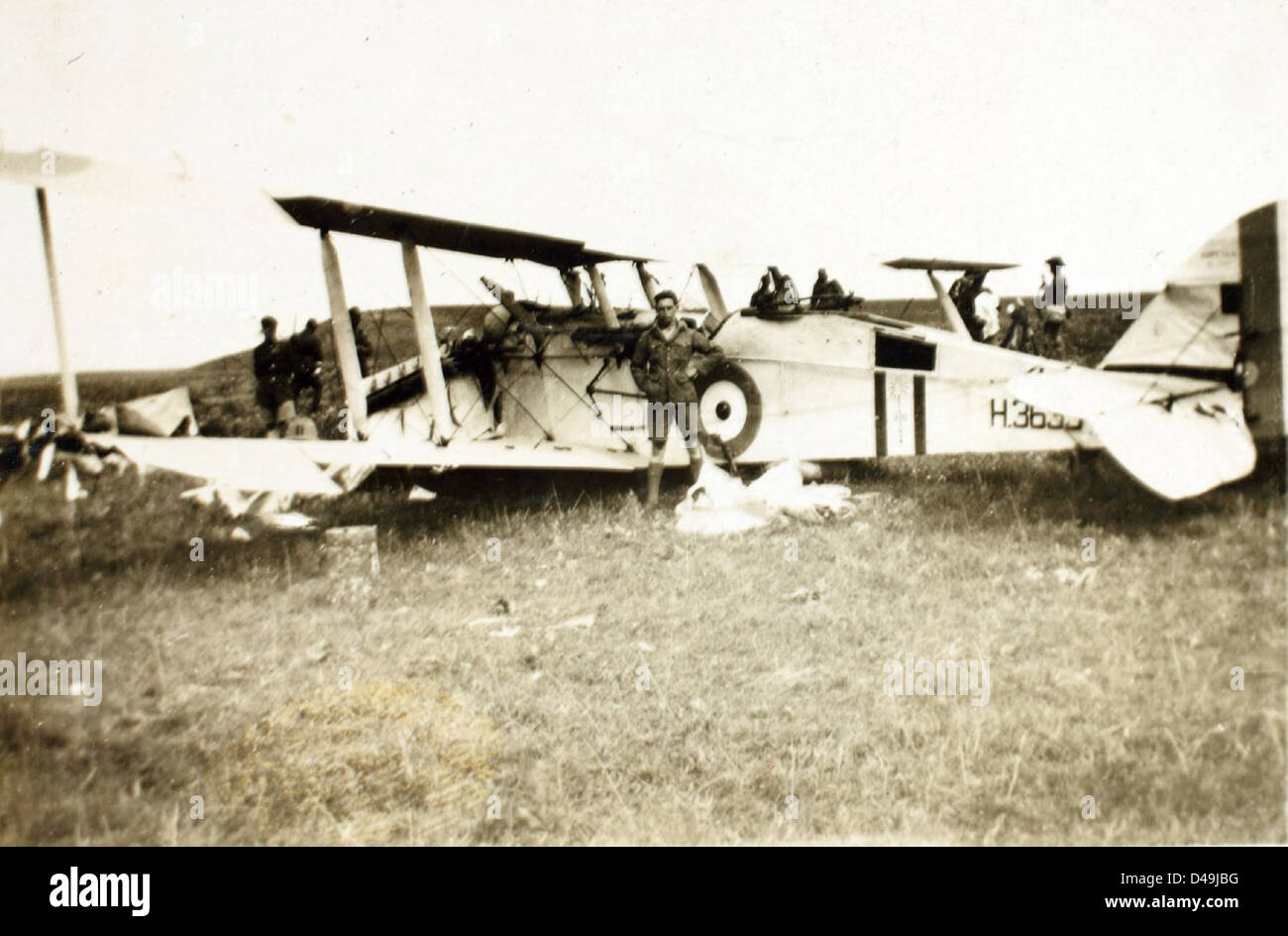 F/Lt. Collins crash Stock Photo - Alamy