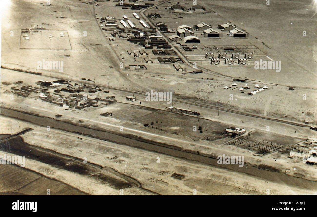 This aerial photo taken by Edwin Newman shows No. 4 Flying Training ...