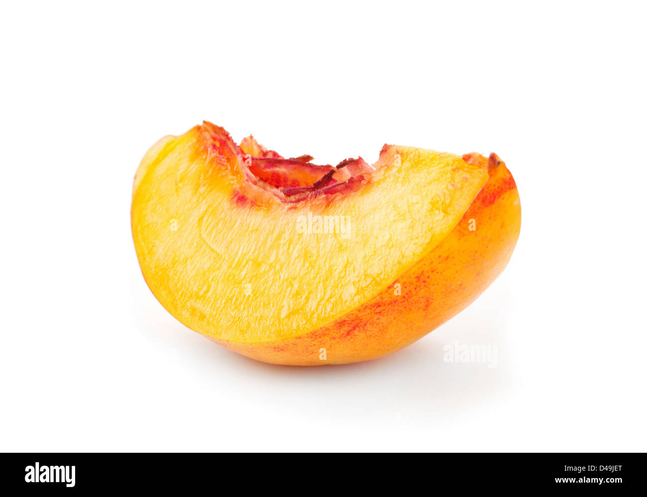 Nectarine peach family fruit isolated Stock Photo - Alamy