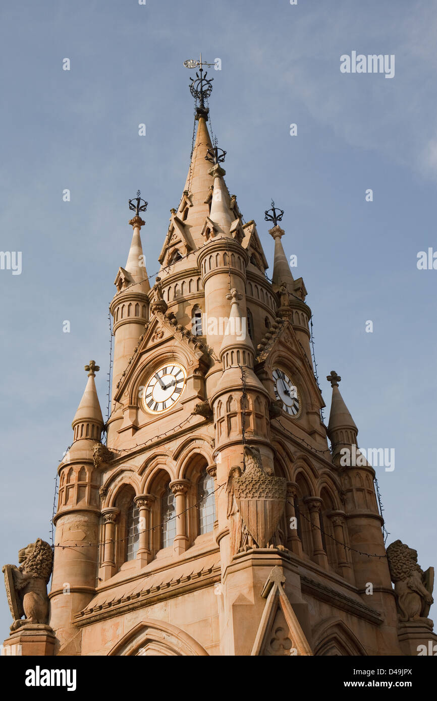 The clock tower in Stratford Upon Avon to mark Queen Victoria's Golden ...
