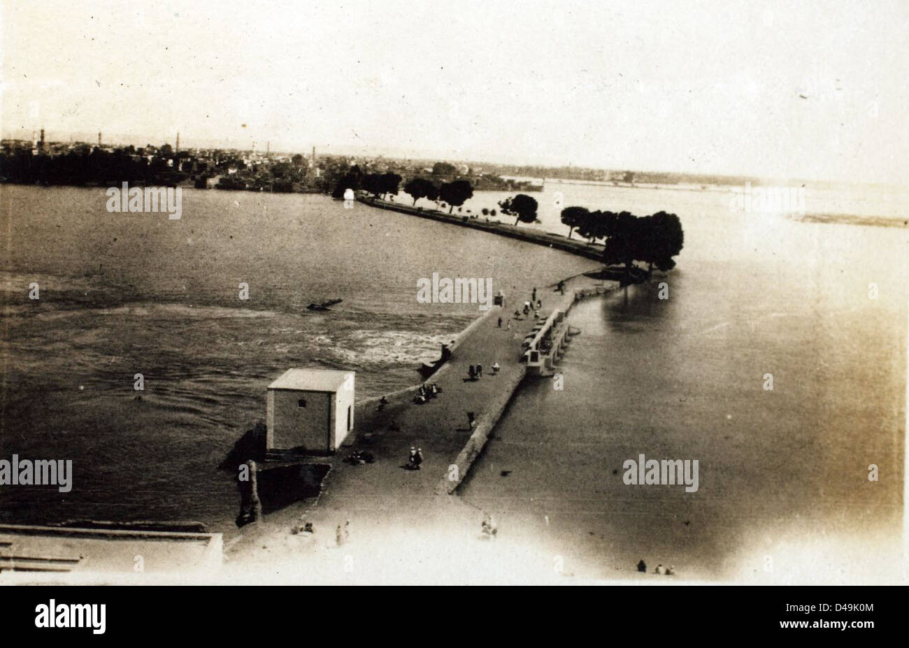 This photograph by Edwin Newman shows a main road in Iraq, taken during ...