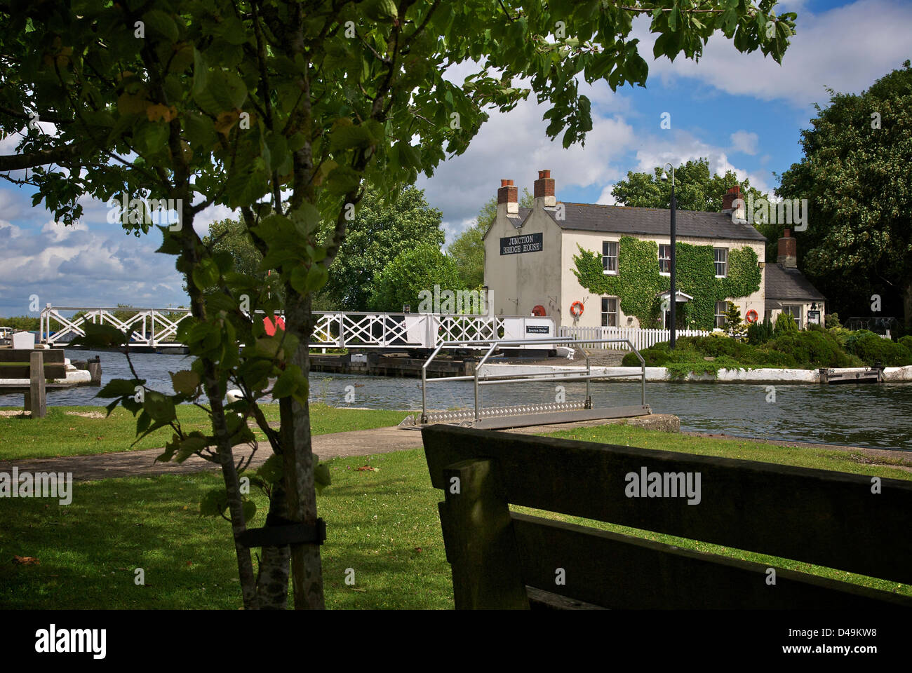 Saul Junction Gloucestershire UK Sharpness Canal Stock Photo - Alamy