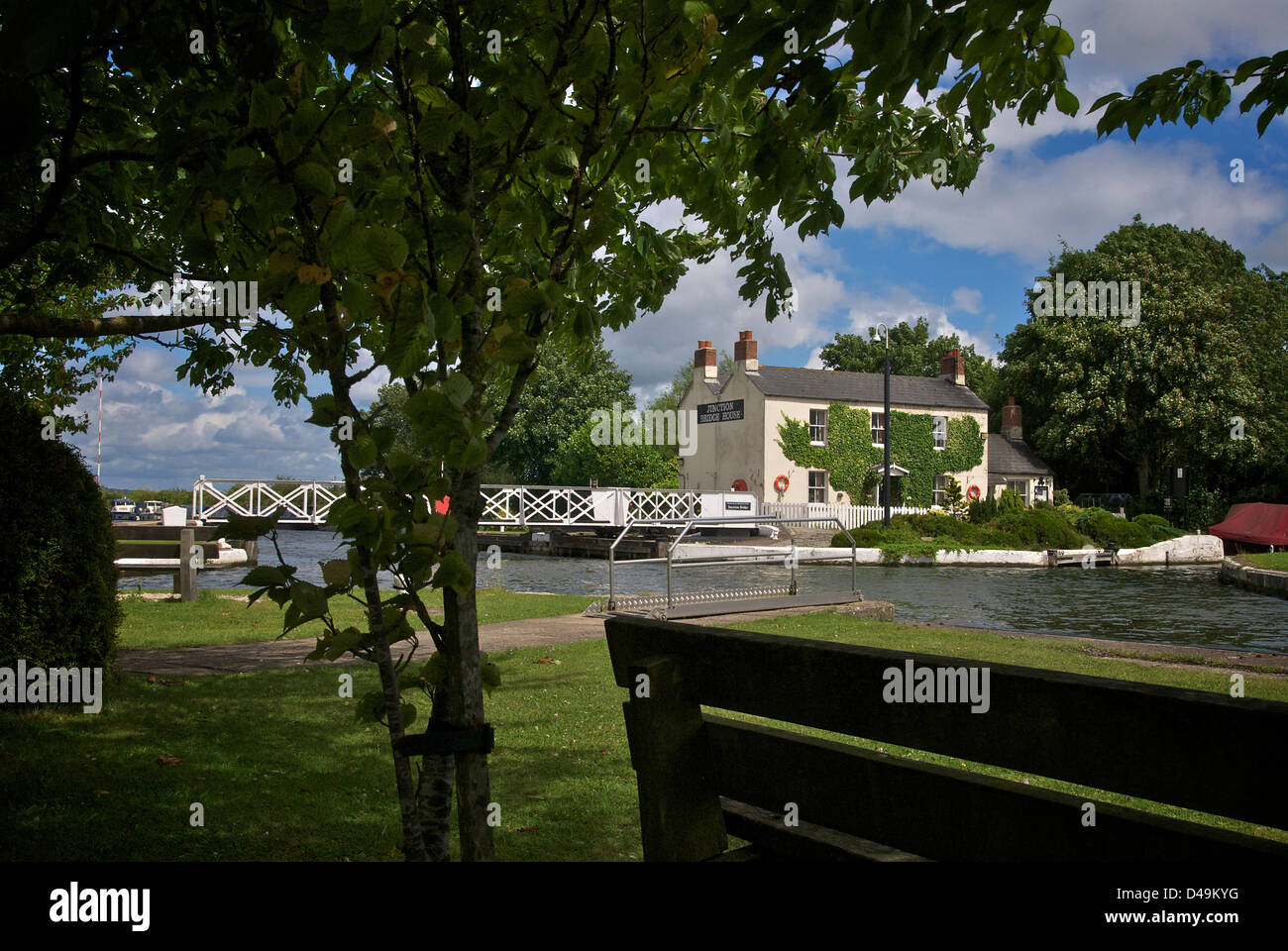 Saul Junction Gloucestershire UK Sharpness Canal Stock Photo - Alamy