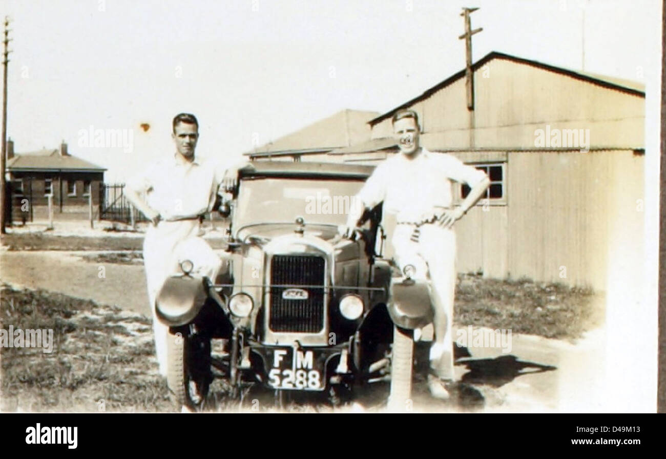 F/Sgt Spillard and Self, captured in a photograph by Edwin Newman ...