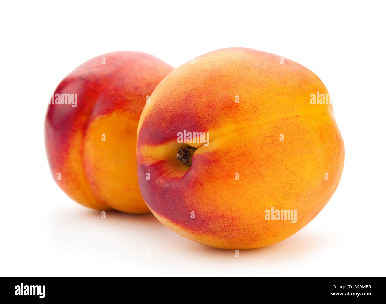 Nectarine peach family fruit isolated hi-res stock photography and ...