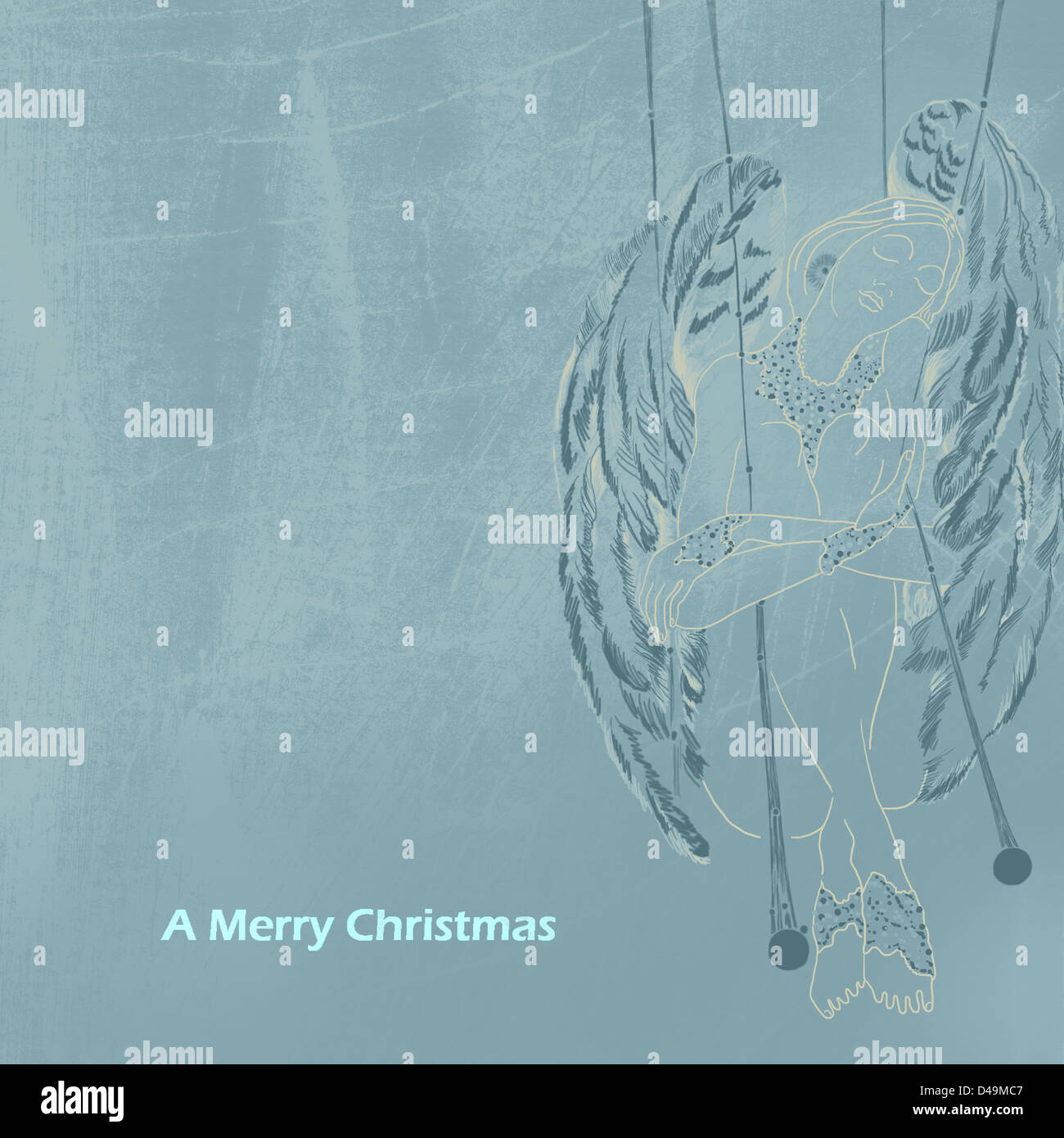 Angel on a swing hi-res stock photography and images - Alamy