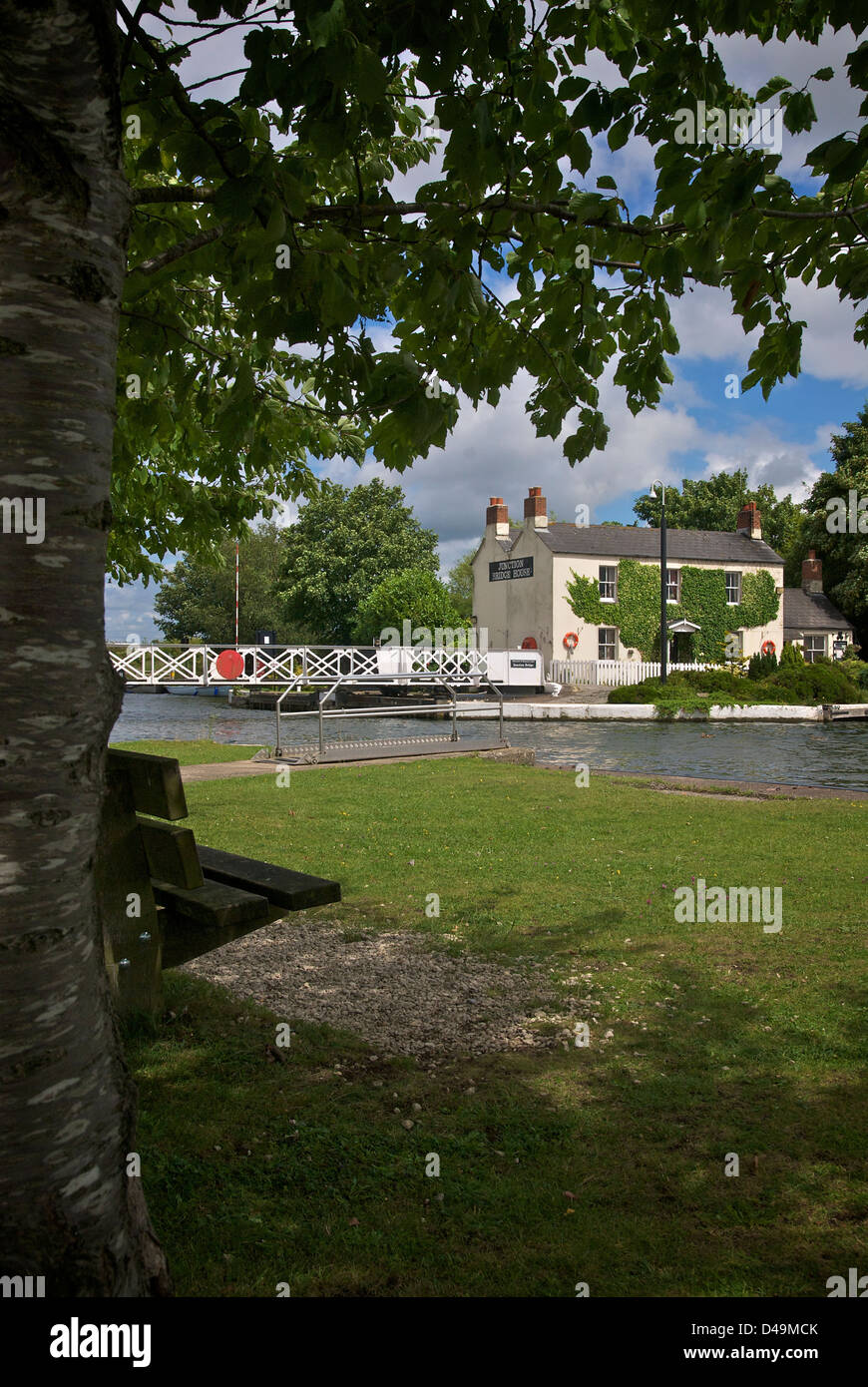 Saul Junction Gloucestershire UK Sharpness Canal Stock Photo - Alamy