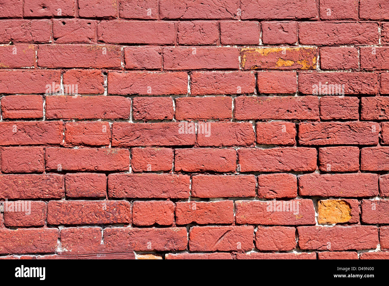 Old weathered red brick wall as background Stock Photo - Alamy