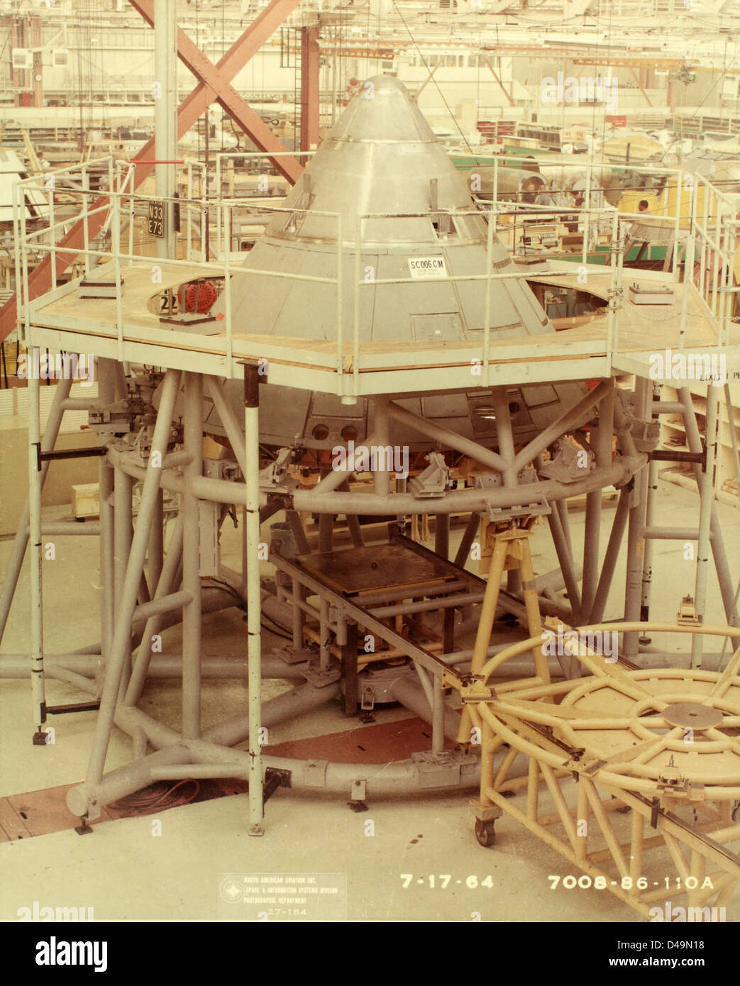 This image depicts the Apollo Lunar Capsule, part of the historic ...