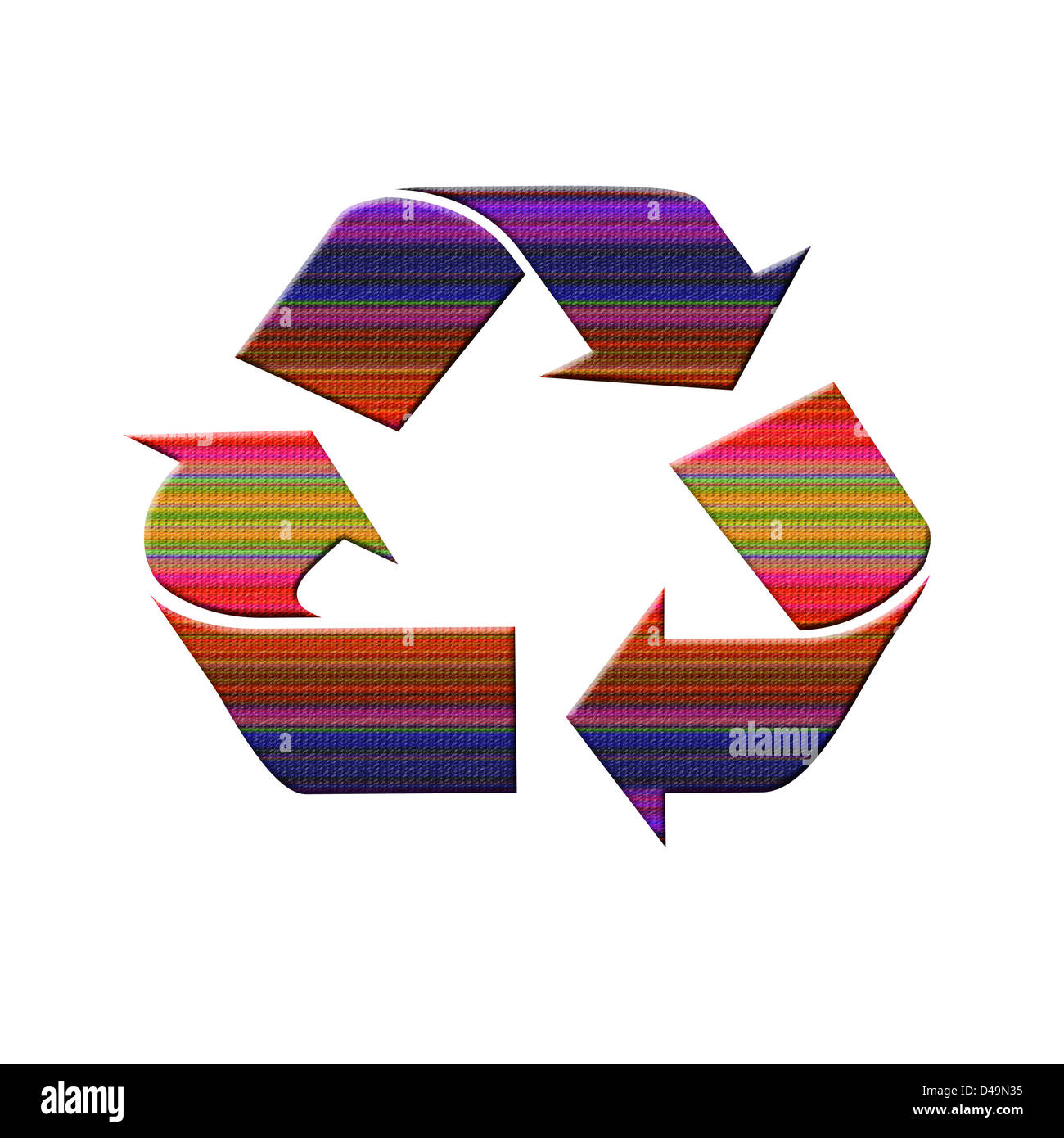 this symbol recycling for recyclable plastic material used in Stock ...