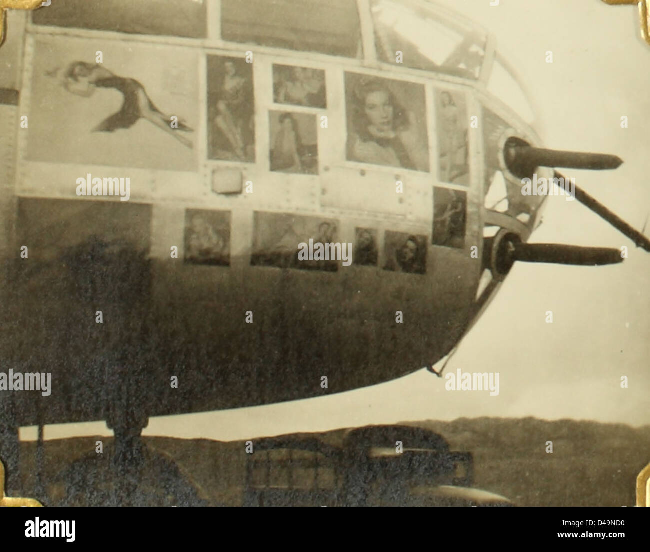 This photograph features the 341st Bomb Group and its B-25 Mitchell ...