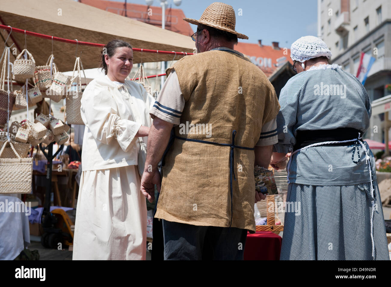 Players at the medieval folk festival,Zagreb,Croatia Stock Photo - Alamy