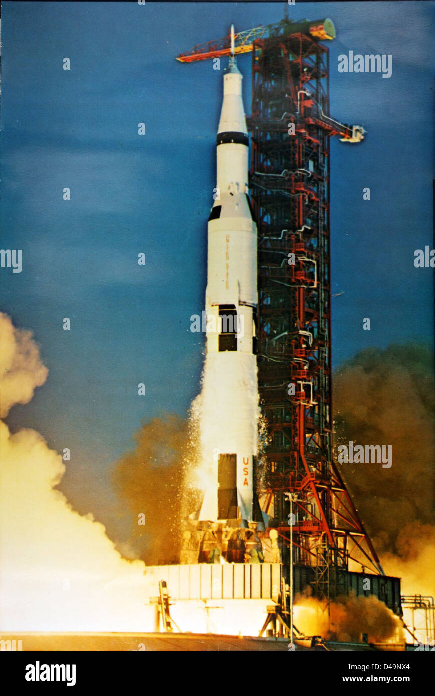 Roy Standefer captured an image related to the Apollo program ...