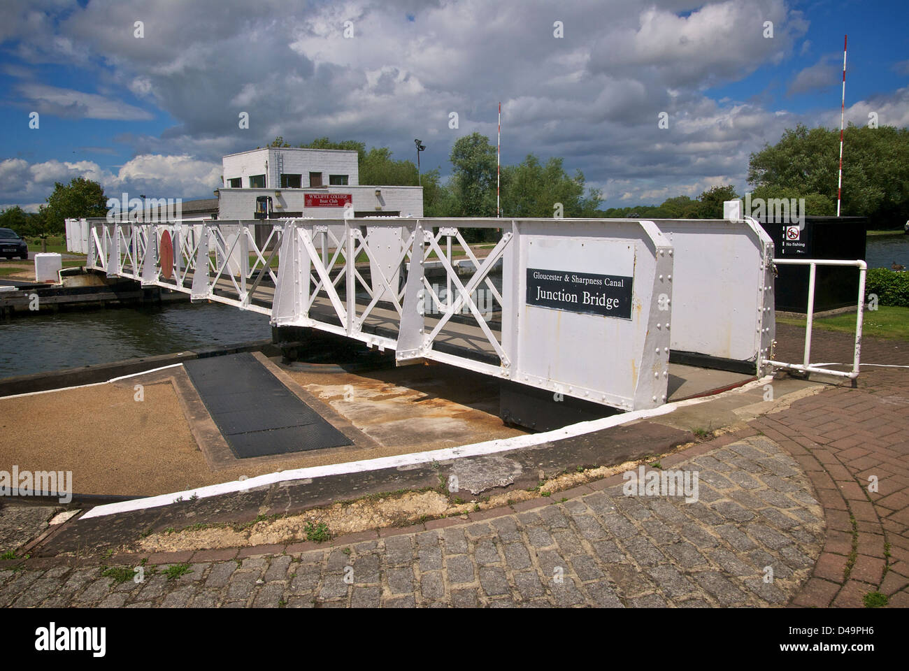 Saul Junction Gloucestershire UK Sharpness Canal Stock Photo - Alamy