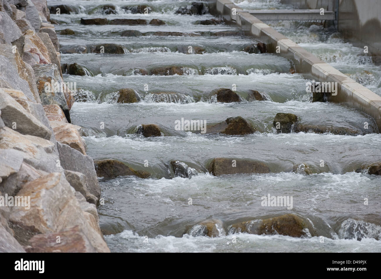 Salmon stairs hi-res stock photography and images - Alamy