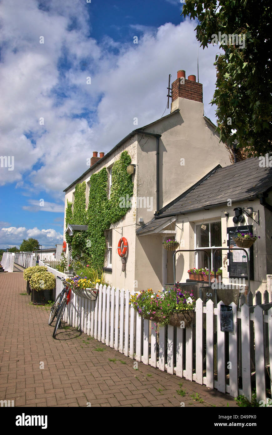 Saul Junction Gloucestershire UK Sharpness Canal Stock Photo - Alamy