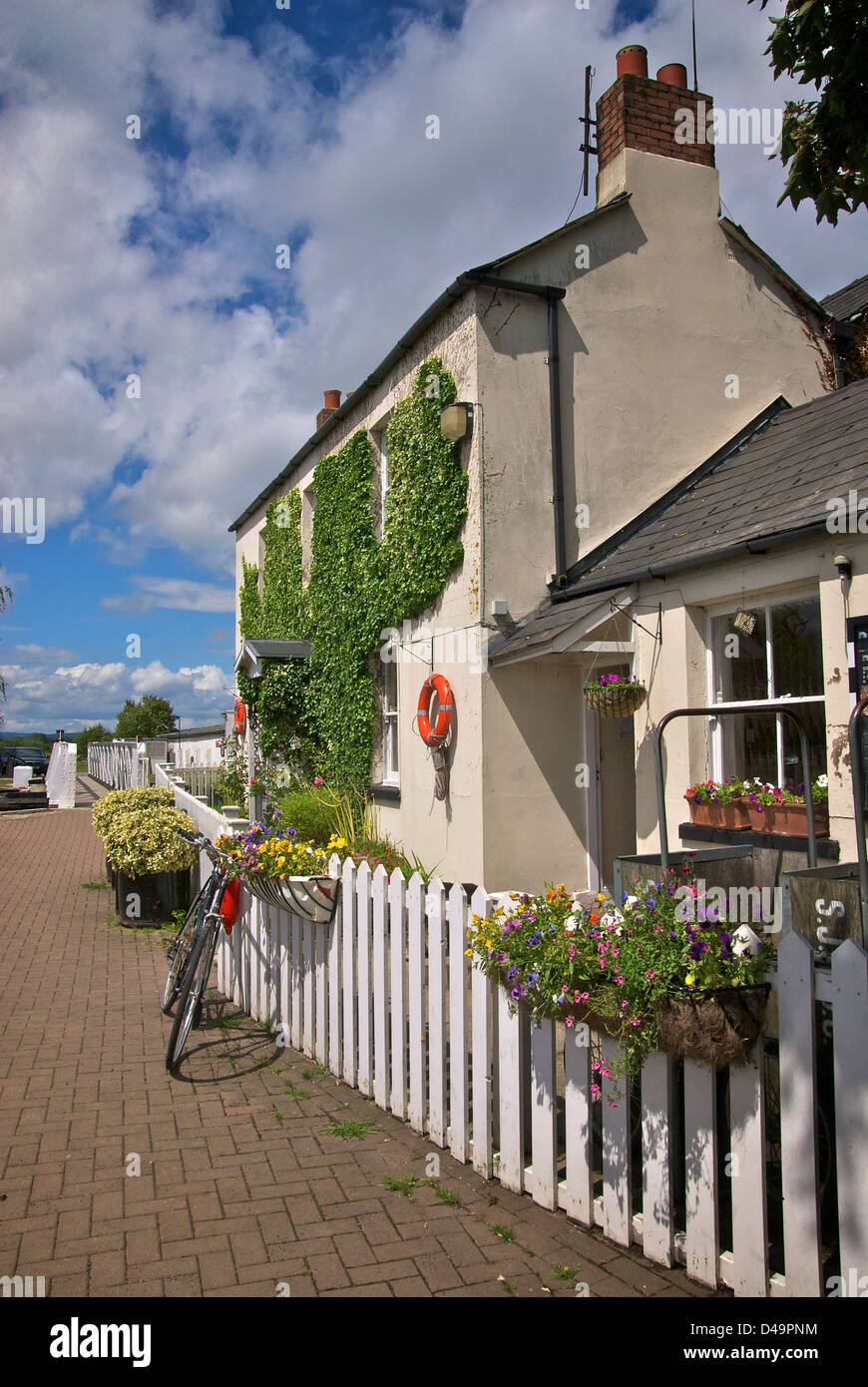 Saul Junction Gloucestershire UK Sharpness Canal Stock Photo - Alamy