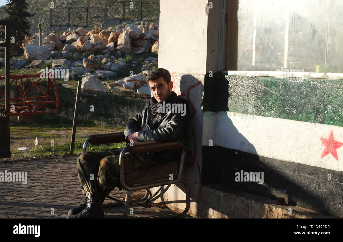 The Syrian-Turkish border crossing, Afrin, Syria Stock Photo - Alamy