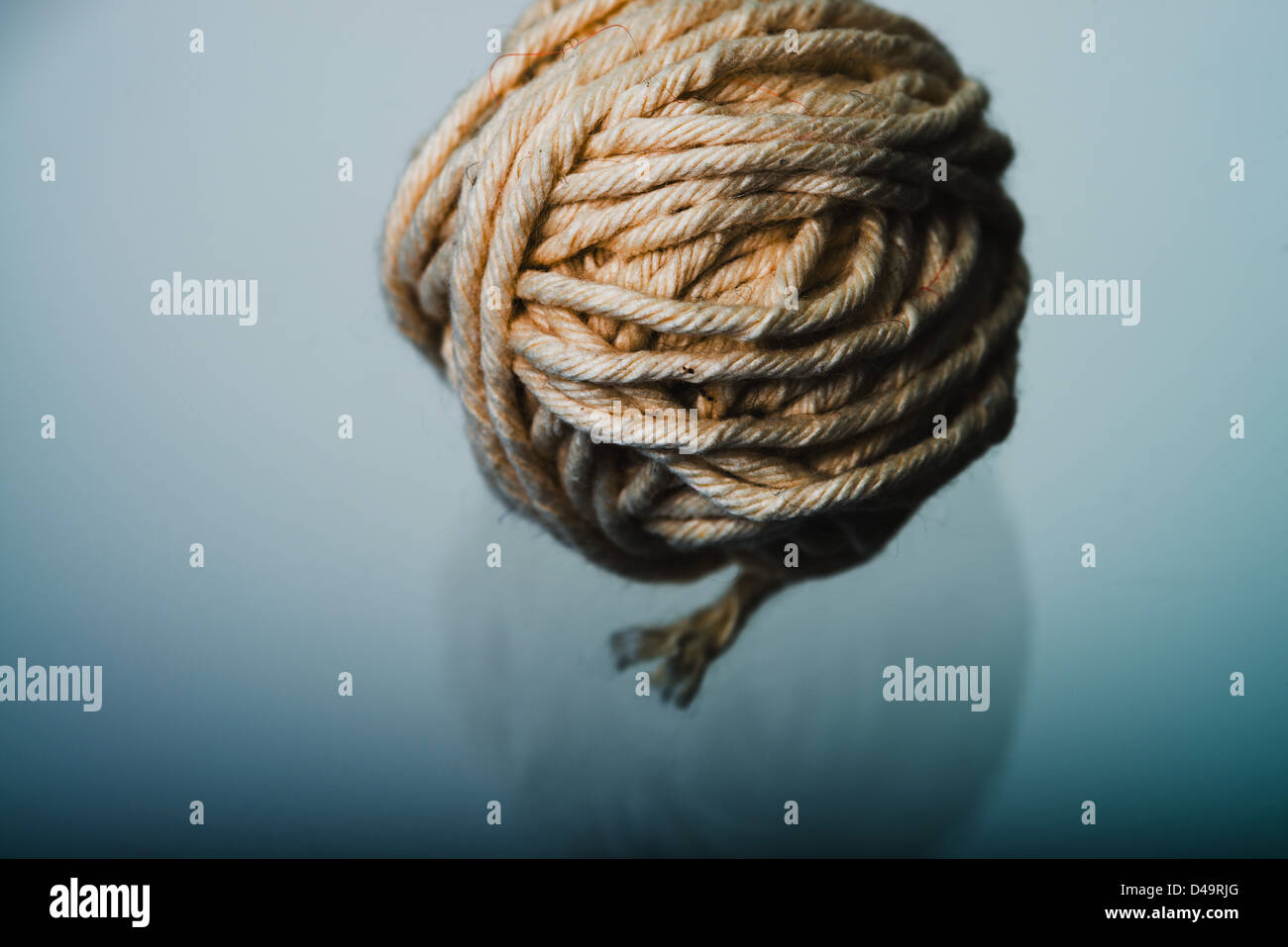 This is an image of a small ball of string Stock Photo - Alamy